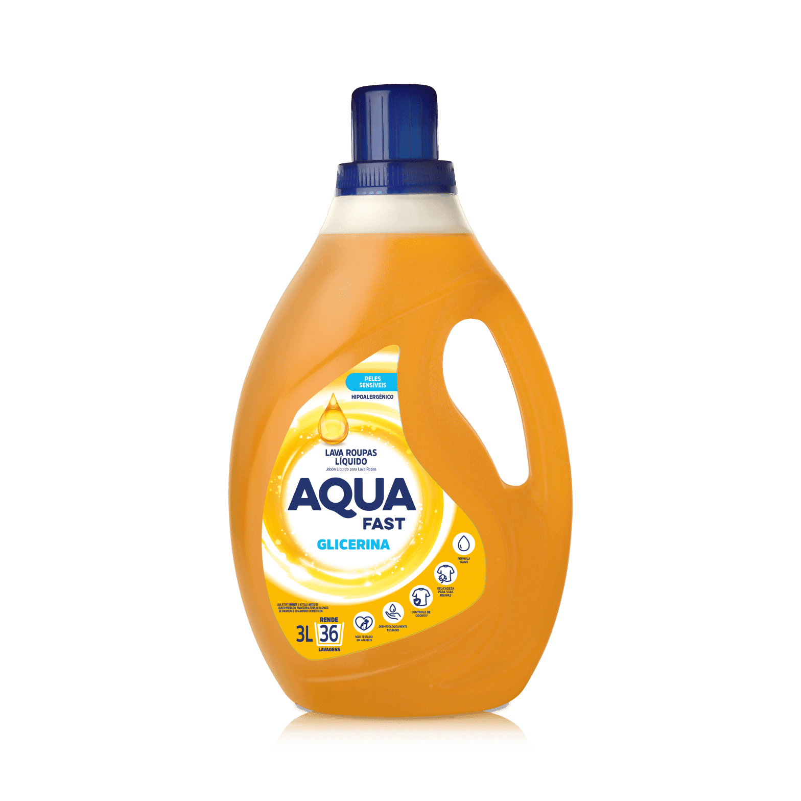 Lava Roupas Glicerina 3L - Aquafast